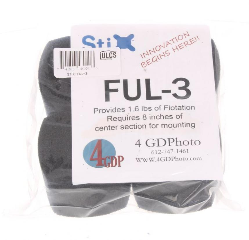 FUL-3-stix jumbo underwater camera arm buoyancy floats for Ultralight ...