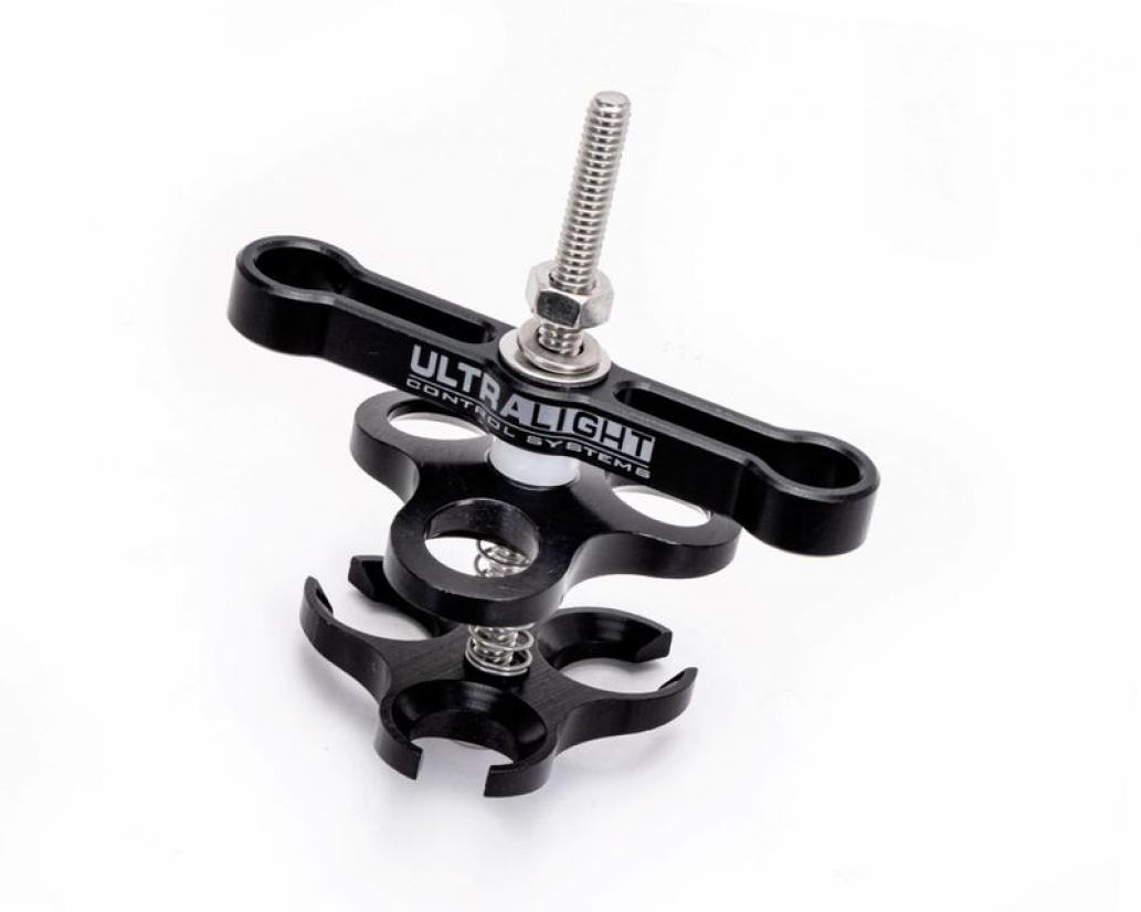Ultralight AC-TRI tripod clamp with 1/4"-20 course thread for custom ...